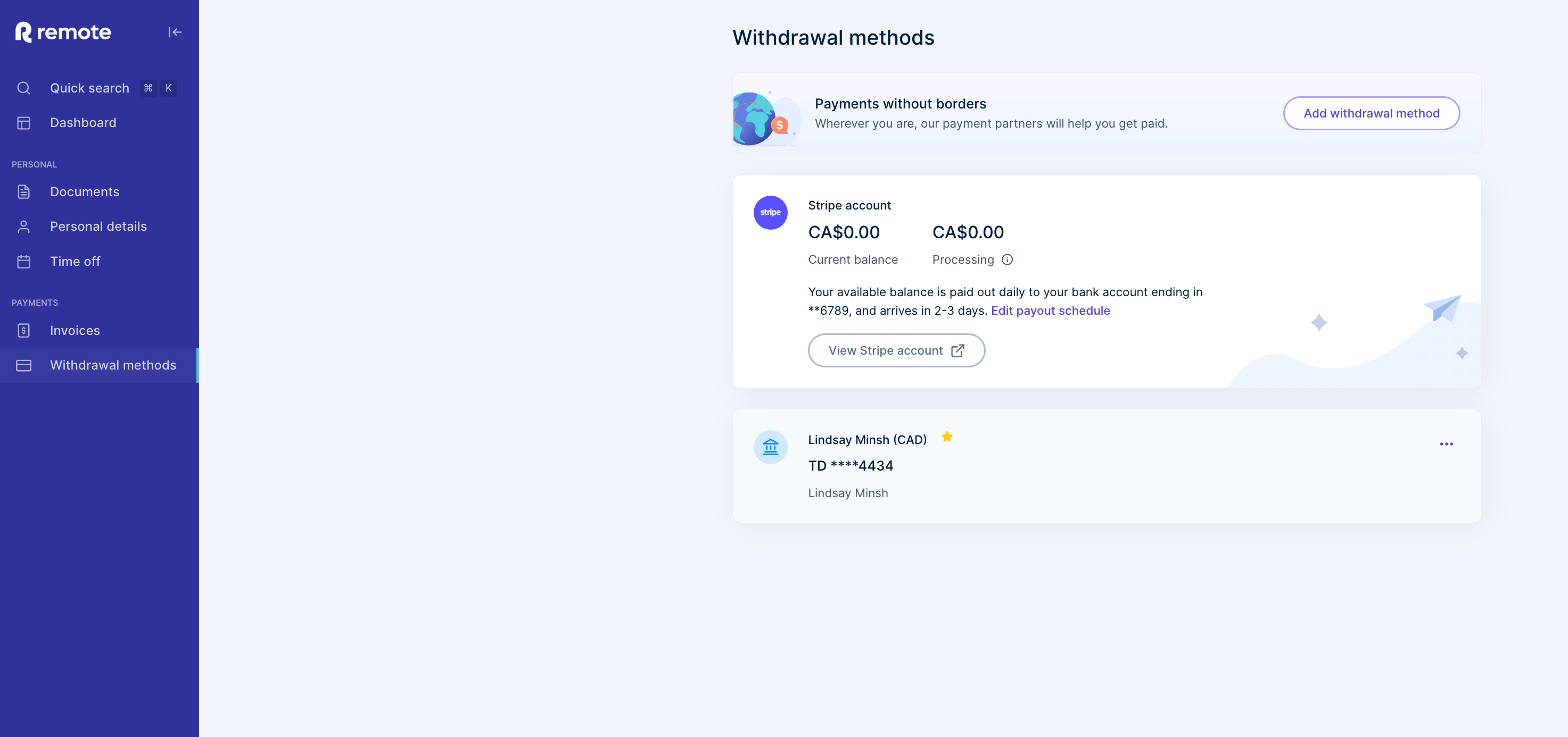 How to set up your Stripe Connect account – Remote