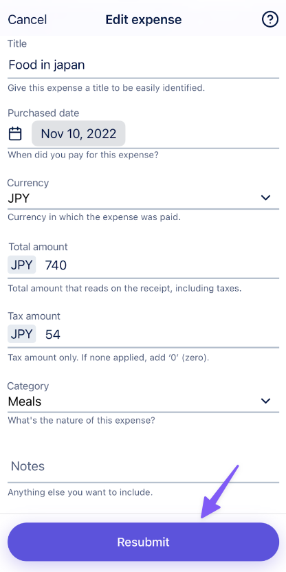 How do I edit expenses on the iOS mobile app? – Remote