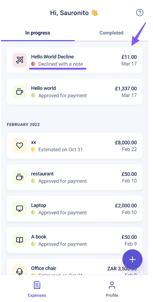 How do I edit expenses on the Android mobile app? – Remote