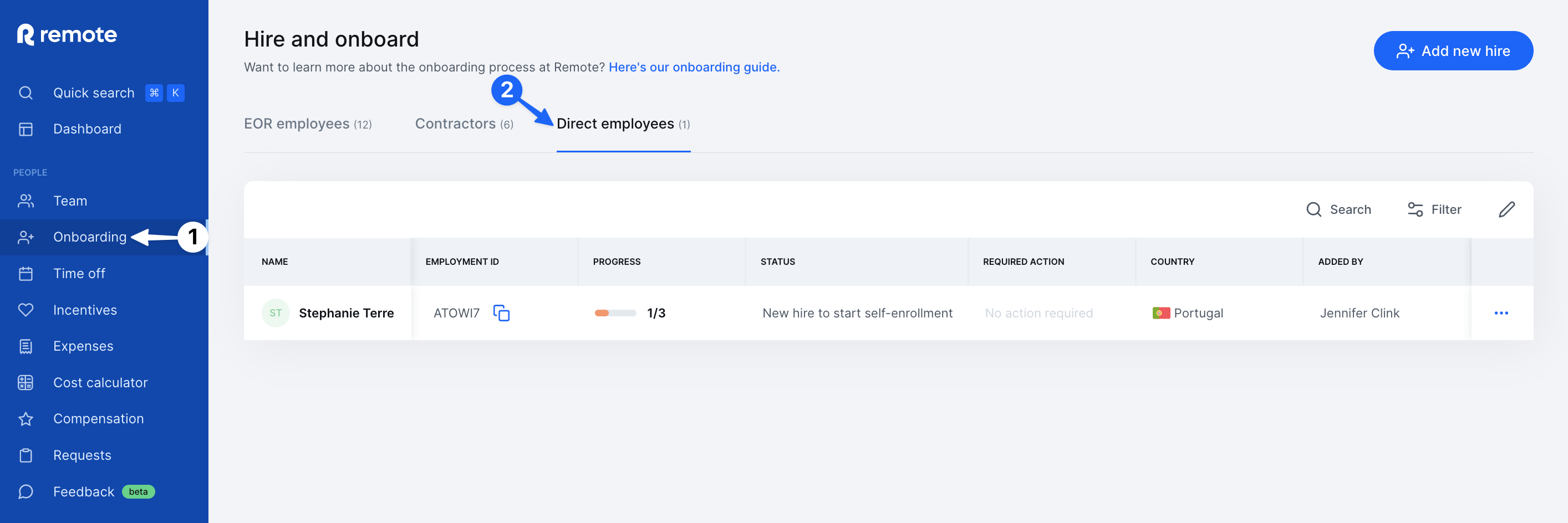How to add and invite employees hired by your company to Remote – Remote