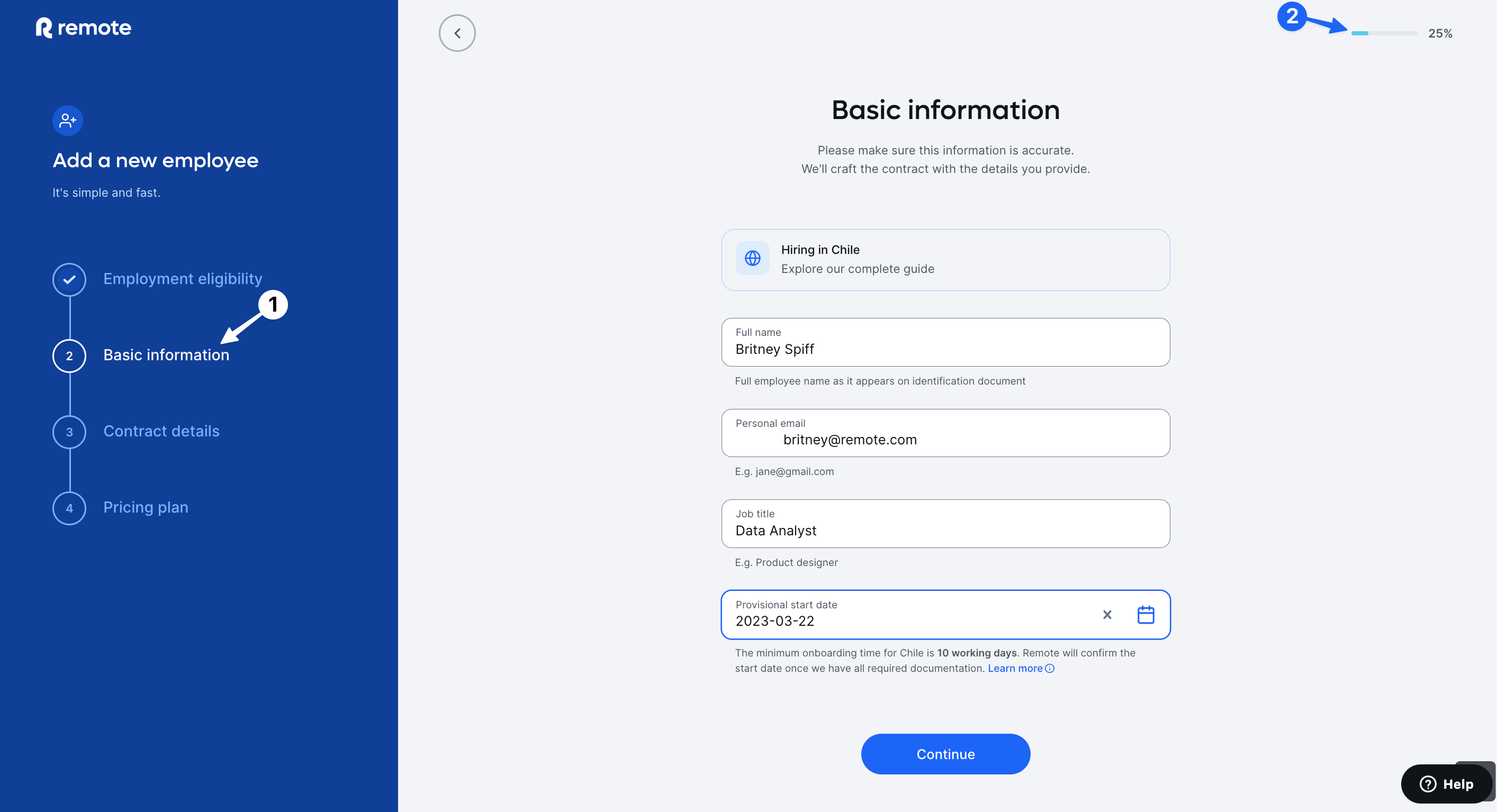 How to add a new EOR employee – Remote
