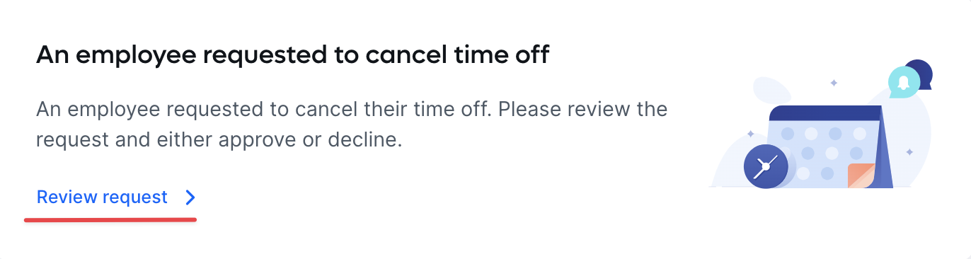 How to approve/decline a canceled time off request – Remote