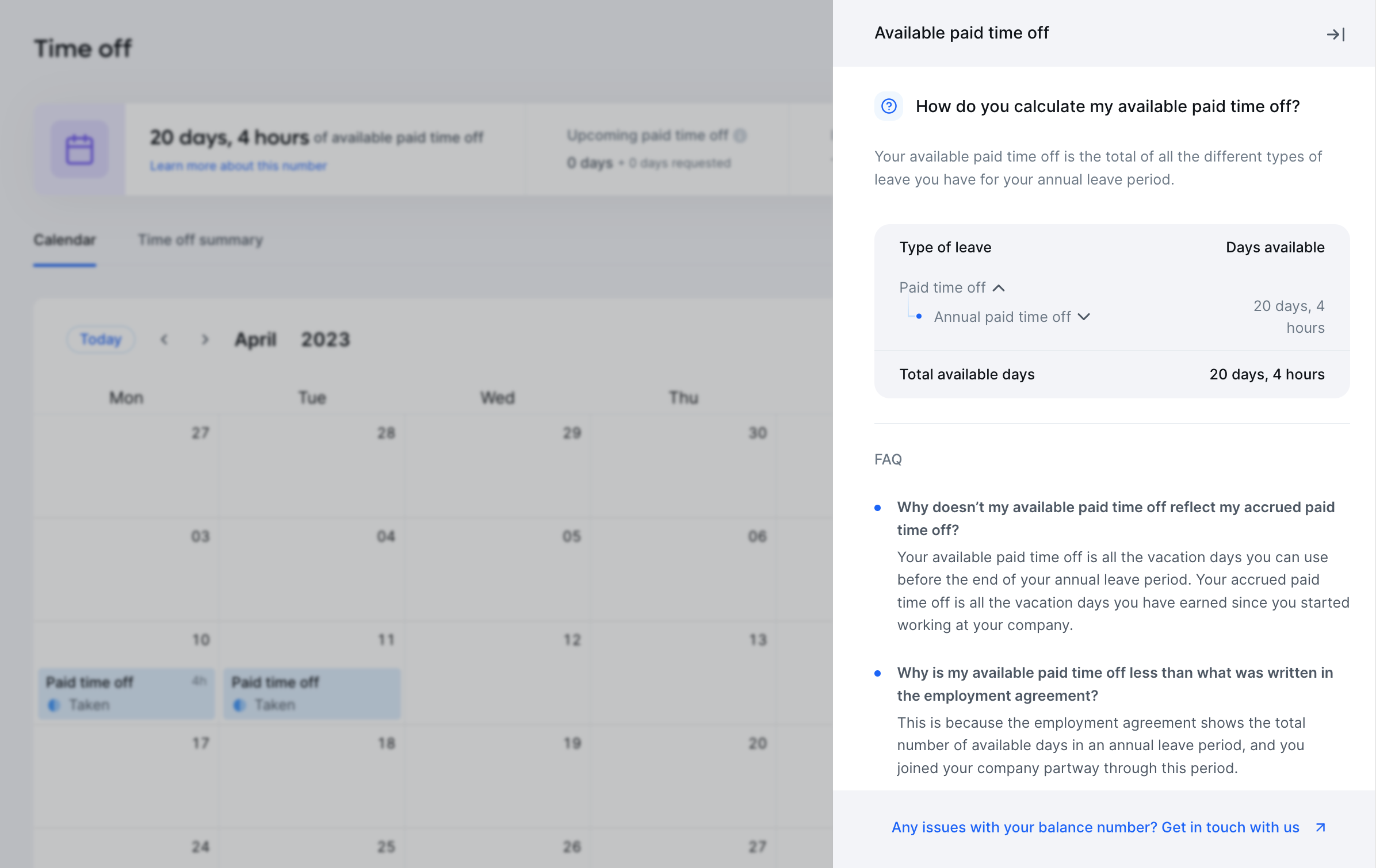 How Remote calculates time off balance – Remote
