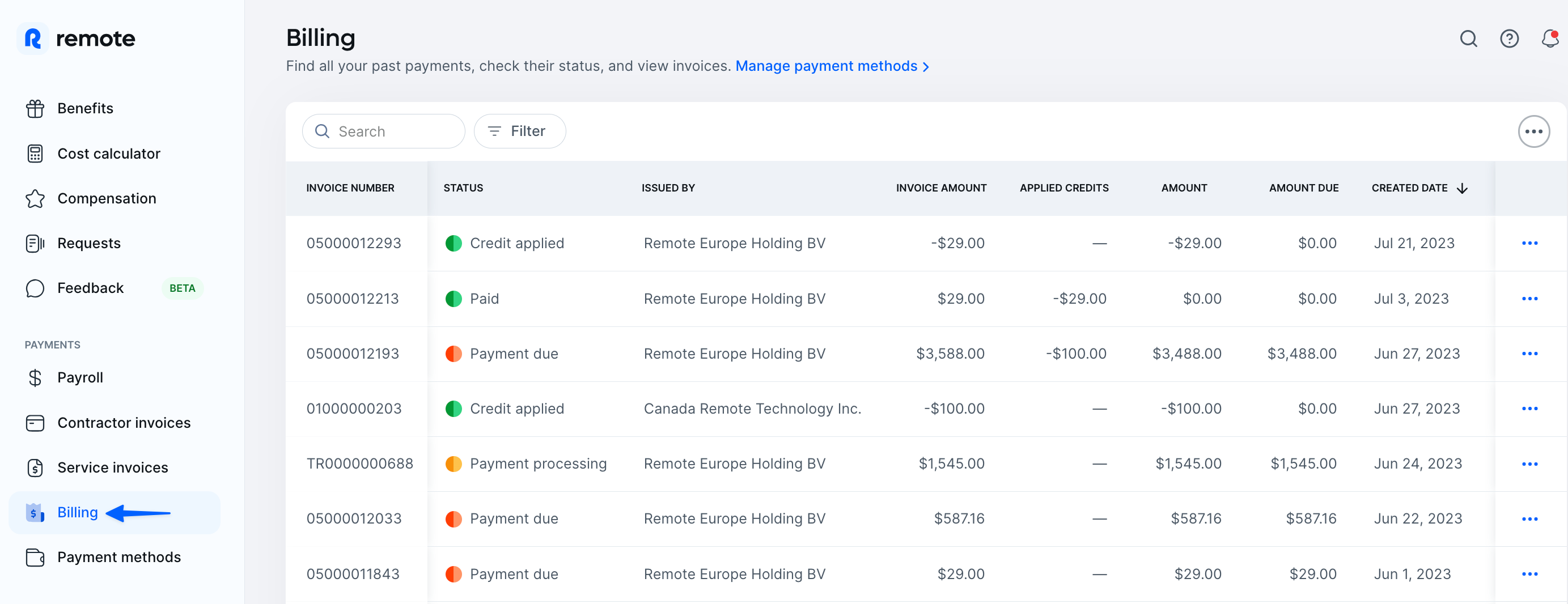 Understanding Billing at Remote – Remote