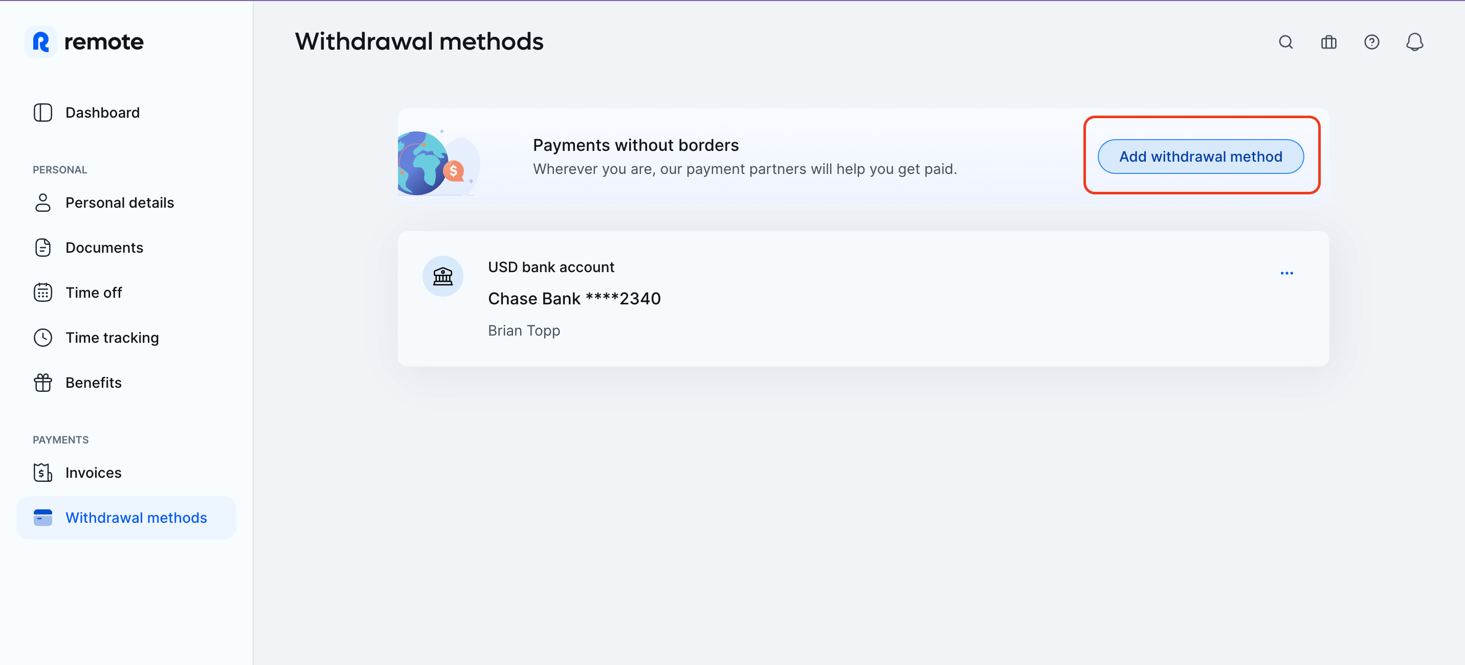 How can I connect my Payoneer account with Remote? – Remote