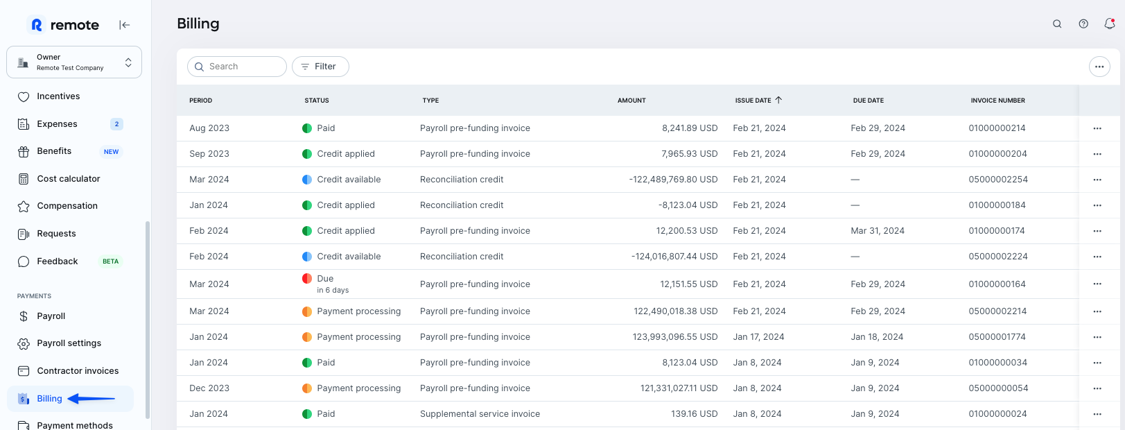 How does billing work and how can I pay invoices for Payroll with ...