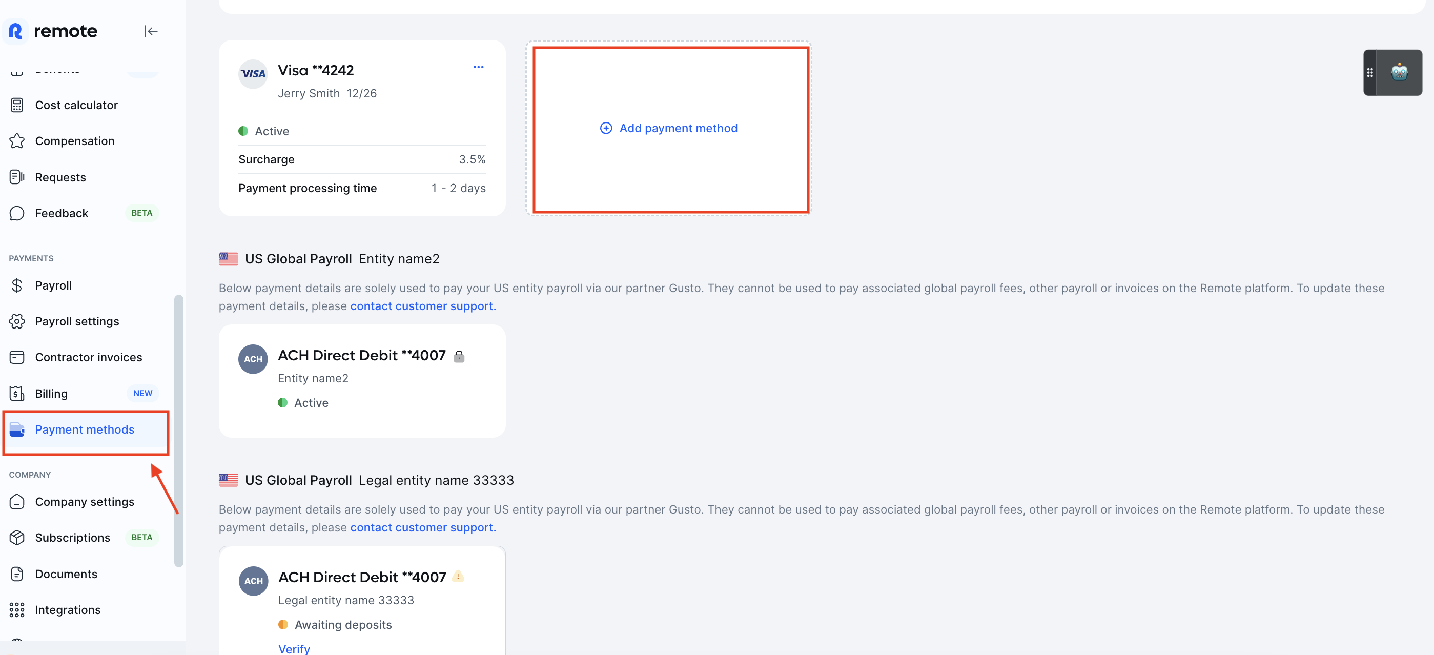 How does billing work and how can I pay invoices for Payroll with ...