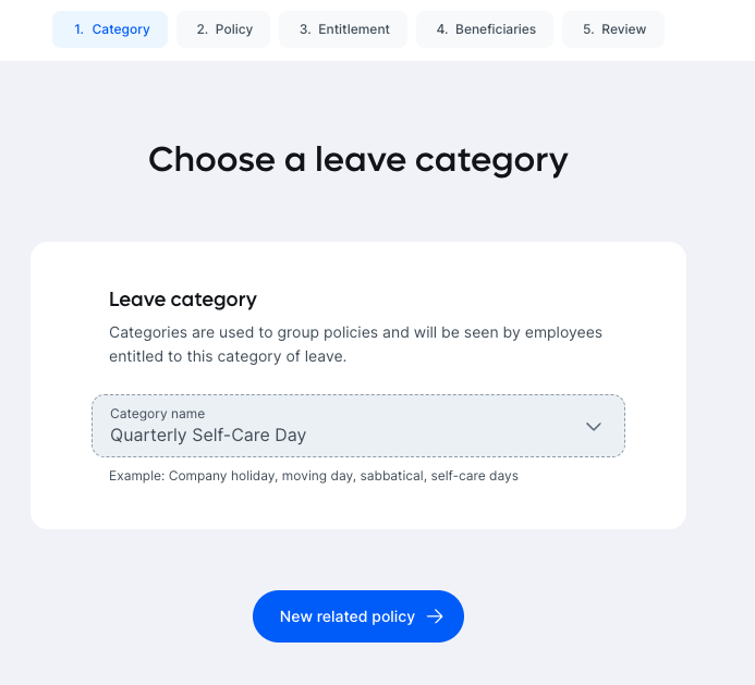 How to award custom leave types to employees – Remote
