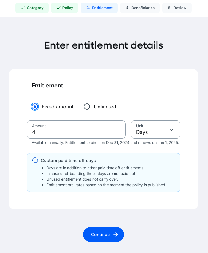 How to award custom leave types to employees – Remote