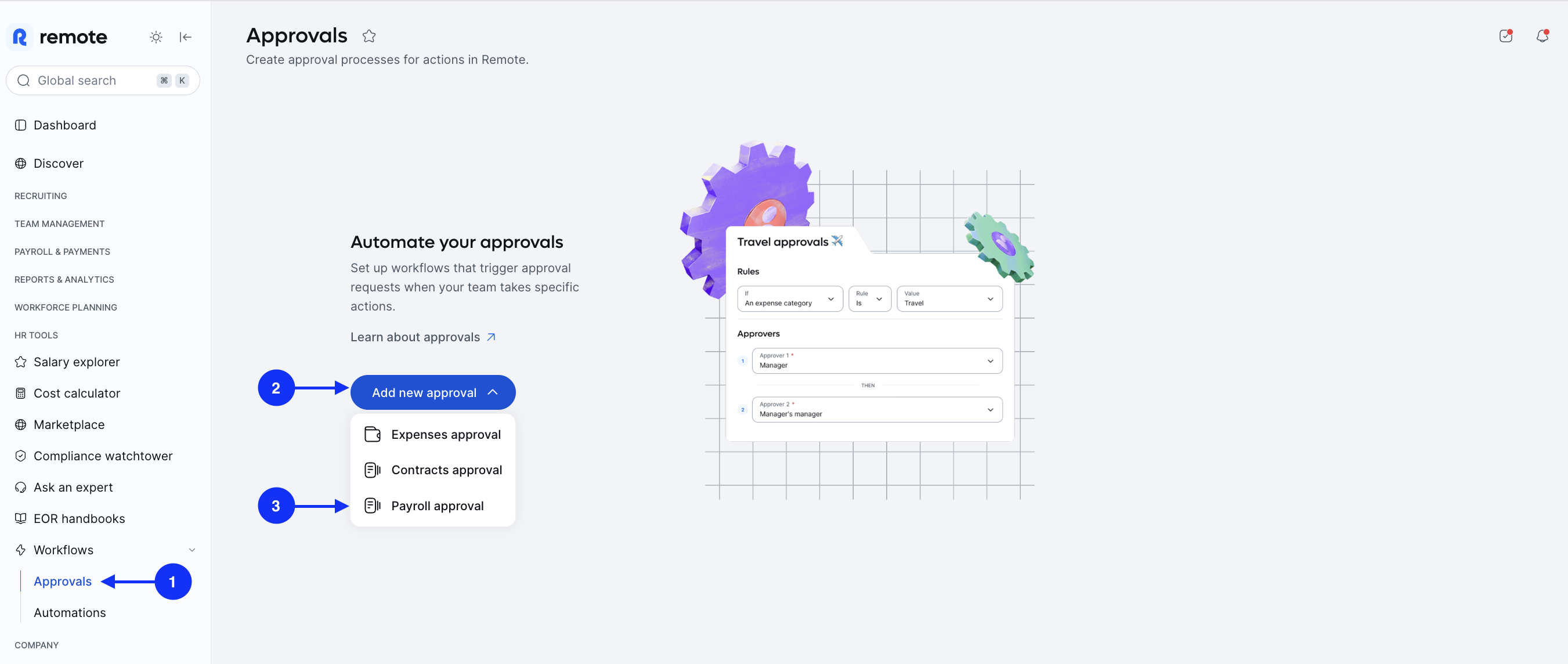 How to set up approval workflows for payroll – Remote