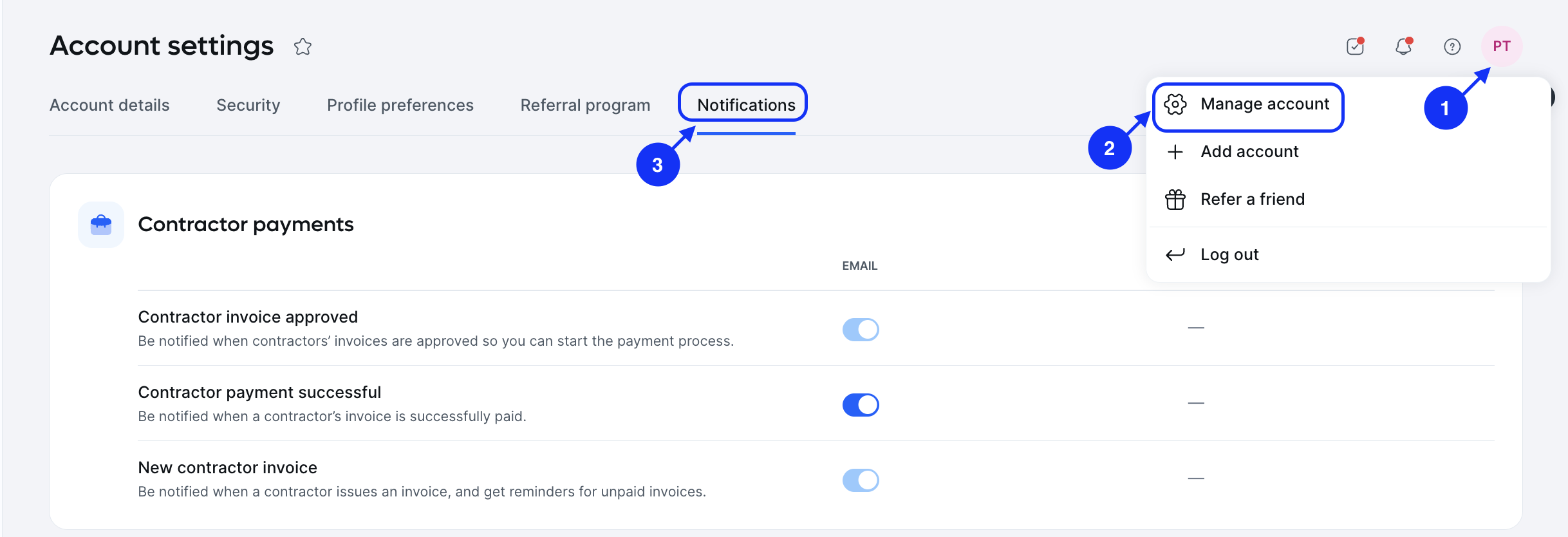 How to manage your personal notification preferences – Remote