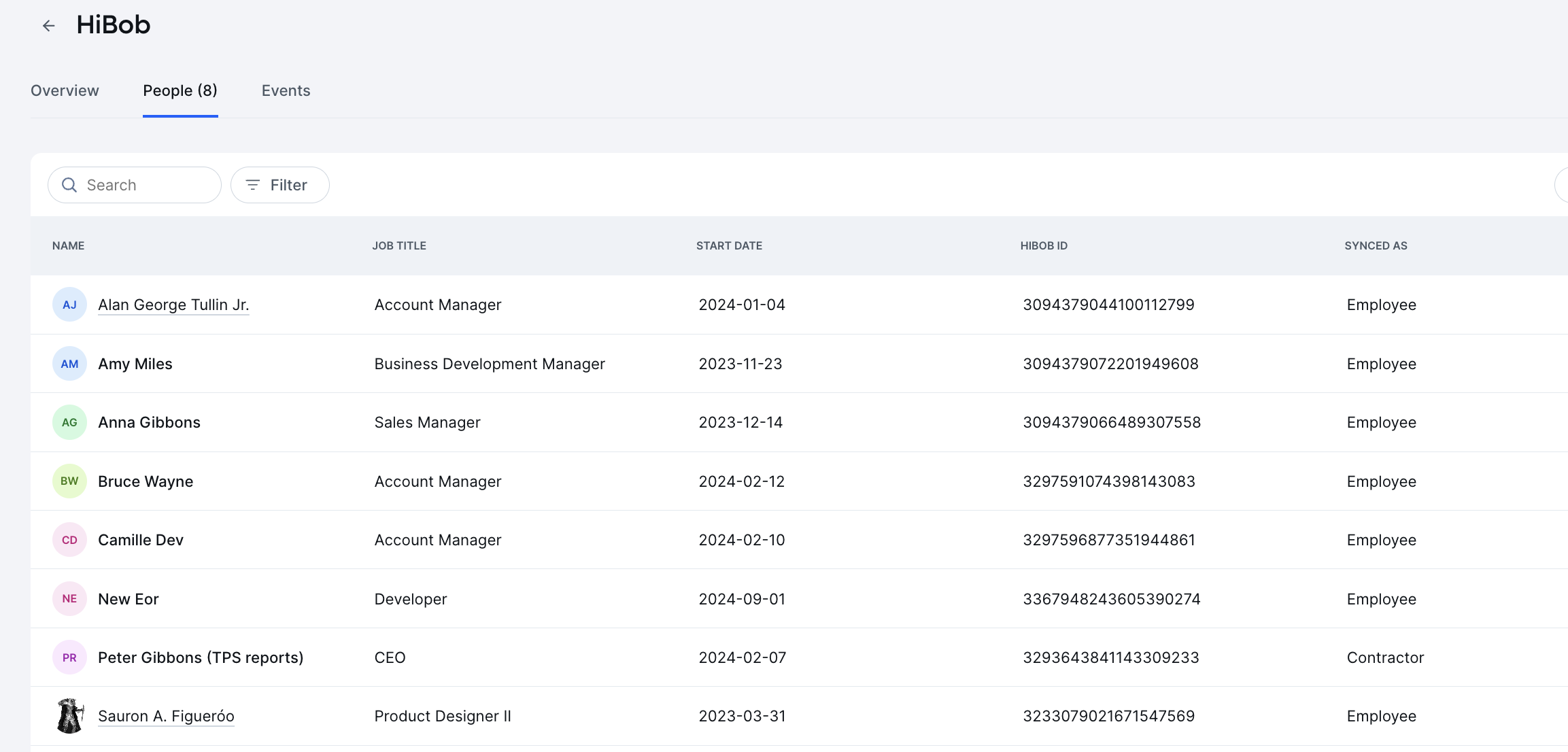 Hibob Employee Sync Integration – Remote