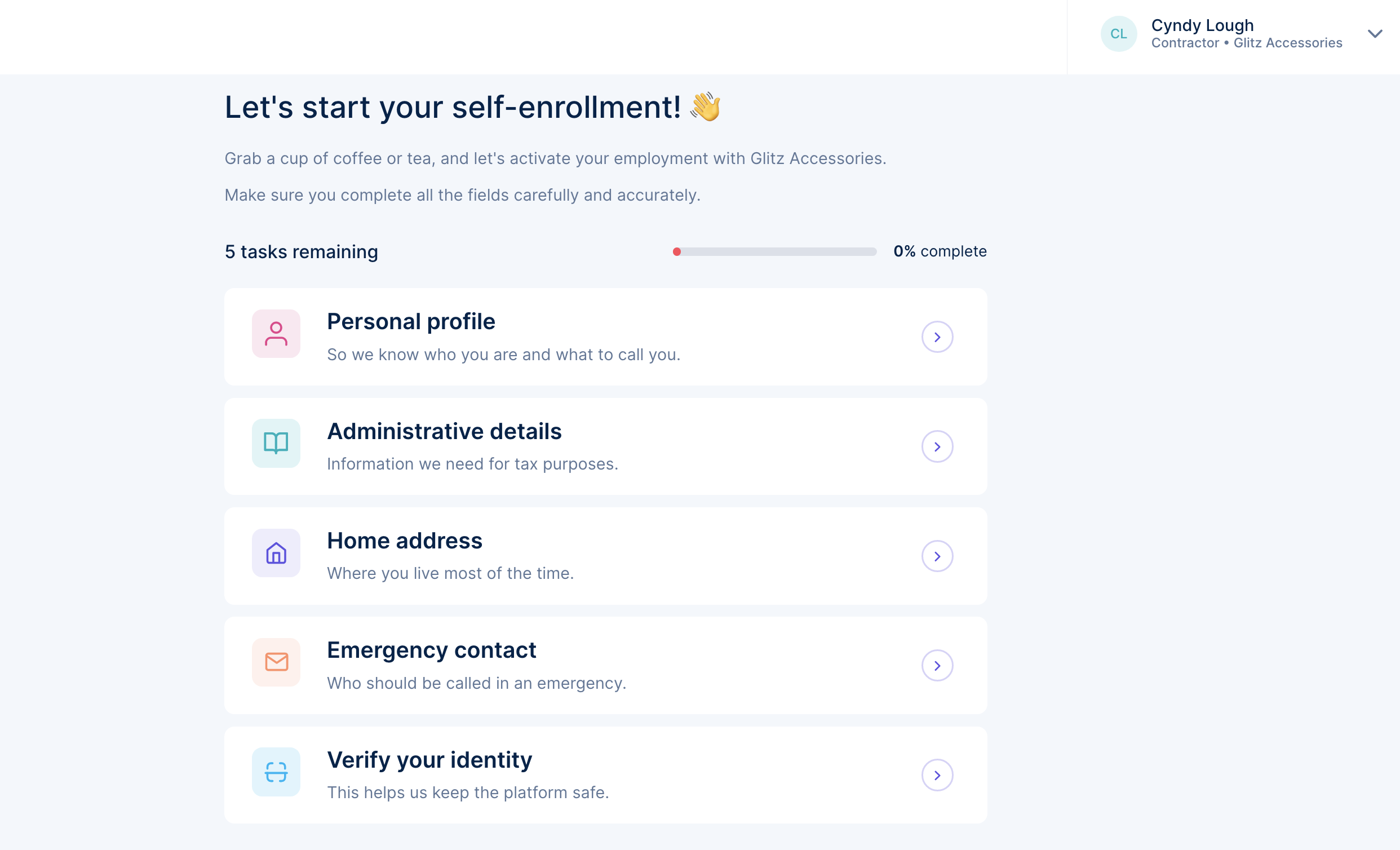 Contractor onboarding overview – Remote