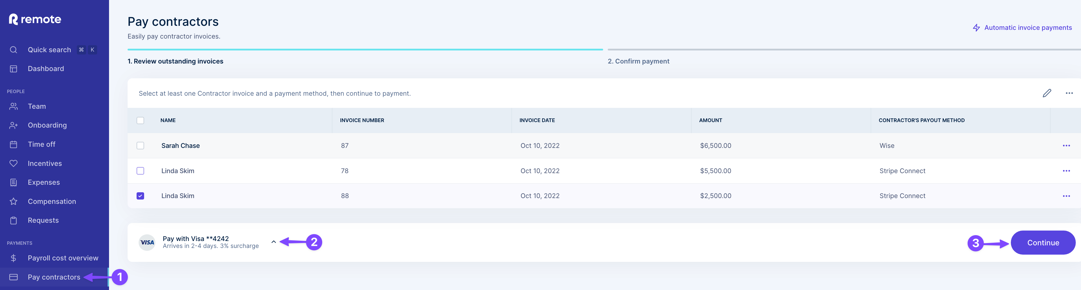 Paying contractors through Remote – Remote